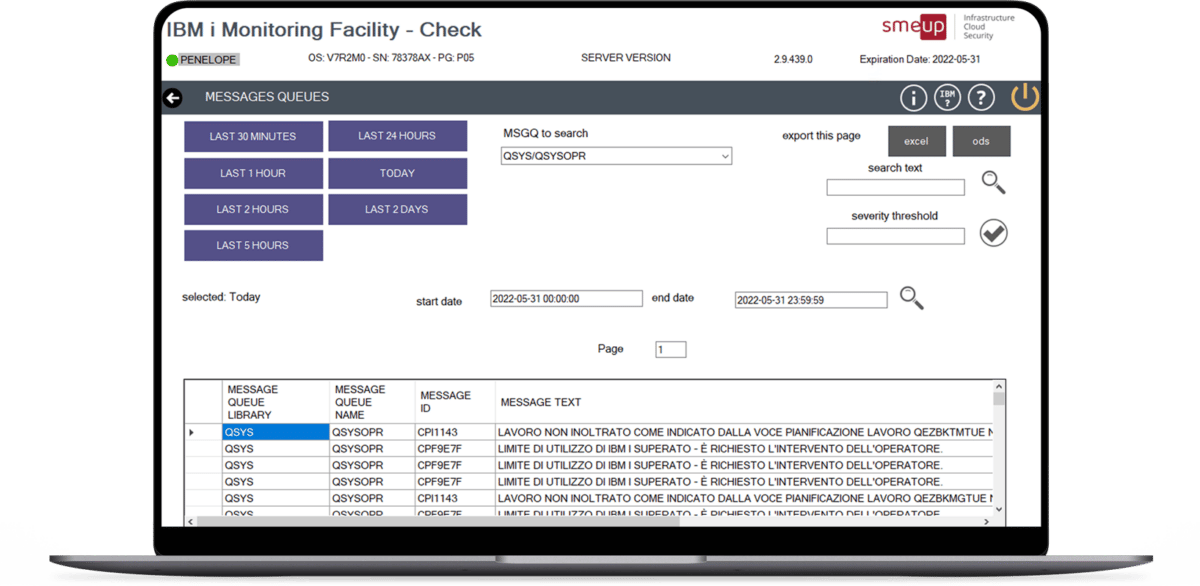 Software monitoring IBM i | IBM i Monitoring Facility Check - smeup